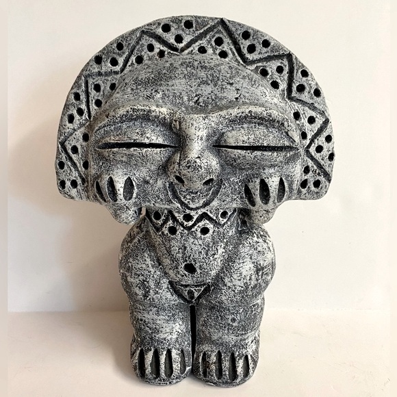 Art | Clay Sculpture Of Taino Moon Goddessin Excellent Condition | Poshmark